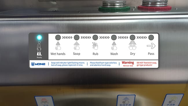 Washing Hand Hygiene Station for Food Factory - WONE
