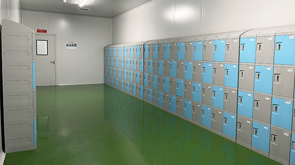 How to configure the changing rooms in food factories? - WONE