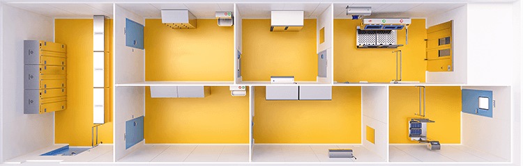 How to configure the changing rooms in food factories? - WONE