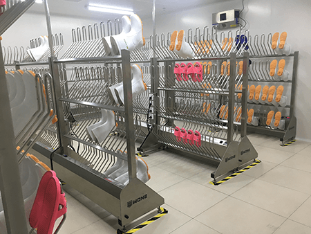 How to configure the changing rooms in food factories? - WONE